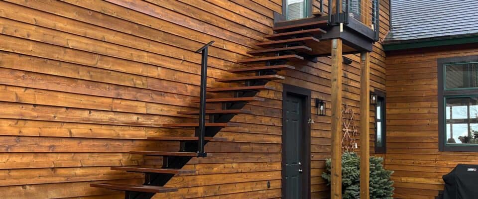 Steel Stair Stringers - Mountain Metal Works
